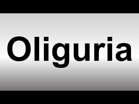 How to Pronounce Oliguria