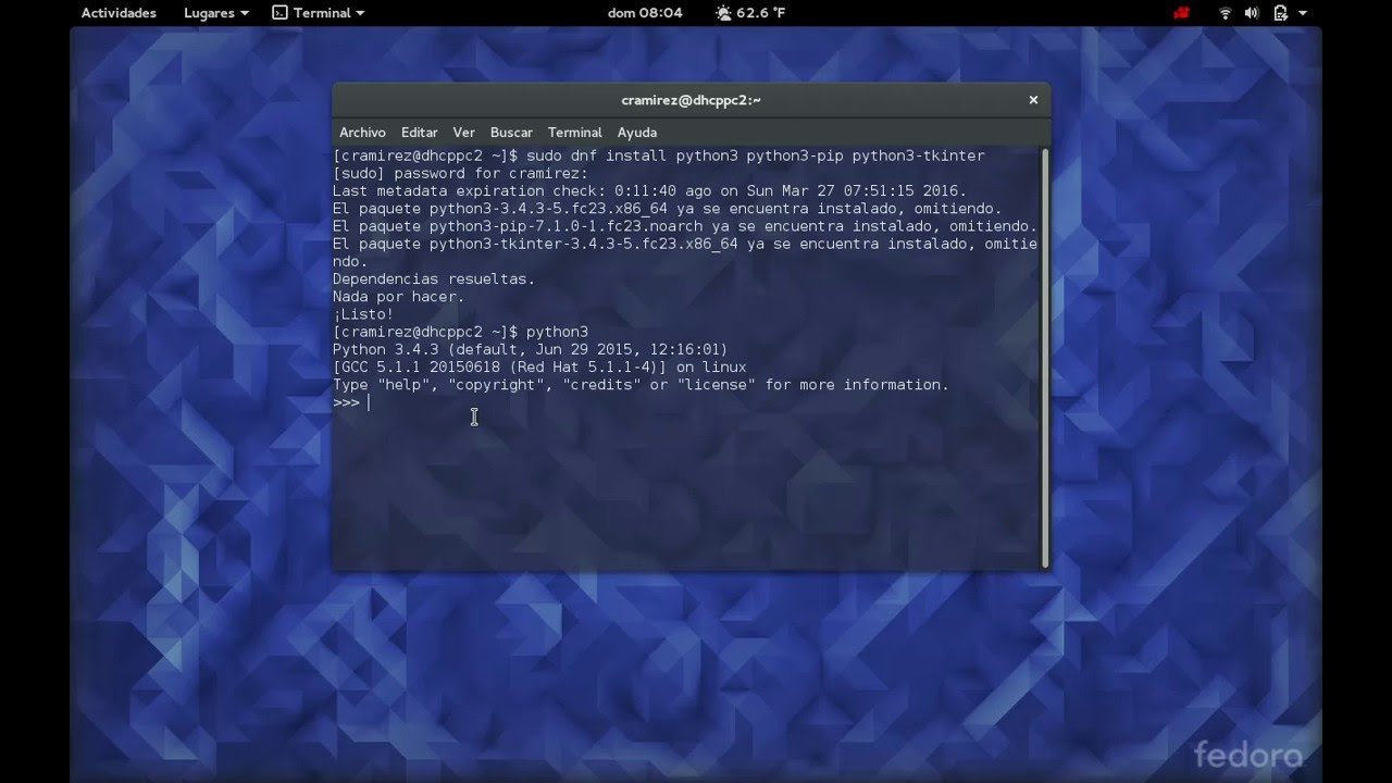 Introduccion a Python - Linux