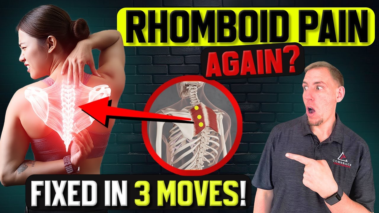 Rhomboid Pain Won't Go Away? (3 Exercises That Actually Work)