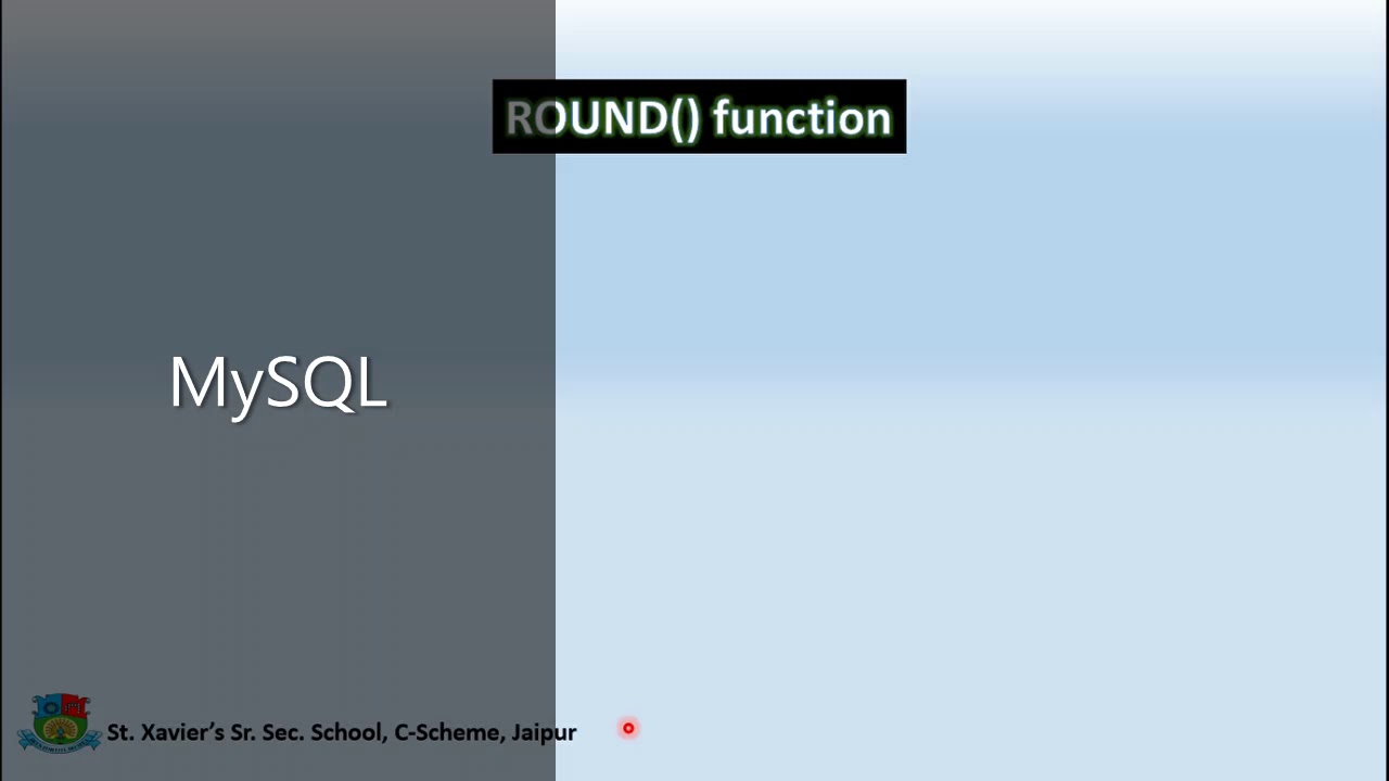MySQL ROUND() function | Class 12 | Lecture 2