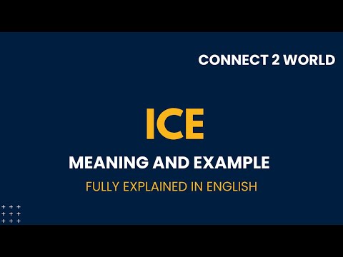 What Does ice Means || Meanings And Definitions With ice in ENGLISH