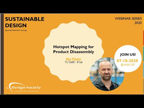 Sustainable Design Webinar Series: Hotspot Mapping for Product Disassembly
