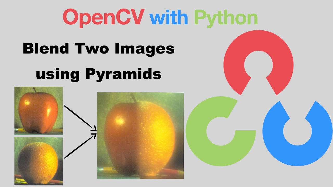 OpenCV with Python | Project #7-Blending Images using Image Pyramids