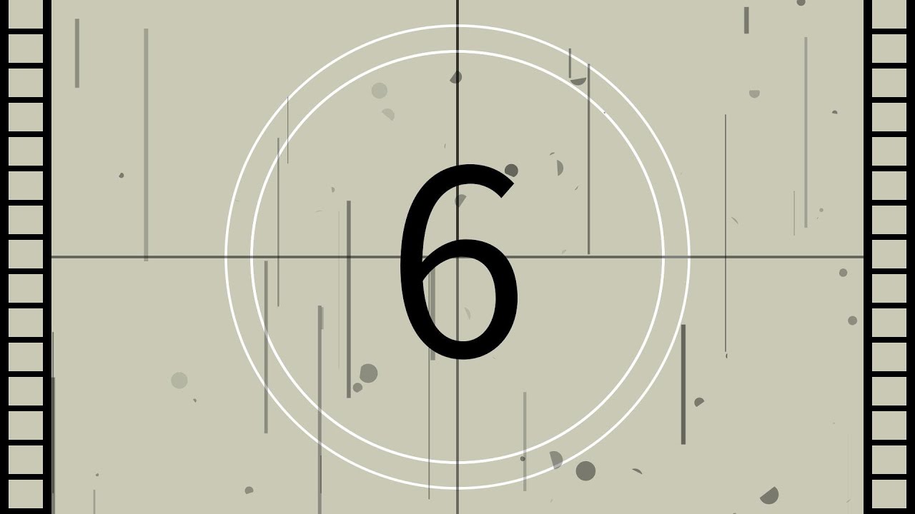 6 seconds Timer ‐ Countdown Classic Movie
