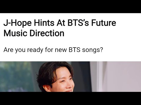 J-Hope Hints At BTS's Future Music Direction: #buymote #buymoteeshopping #buymoteonline #buymote