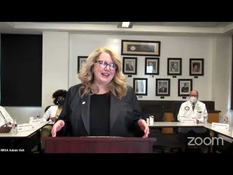 HRSA Administrator Visits CDU to discuss mental and behavioral health