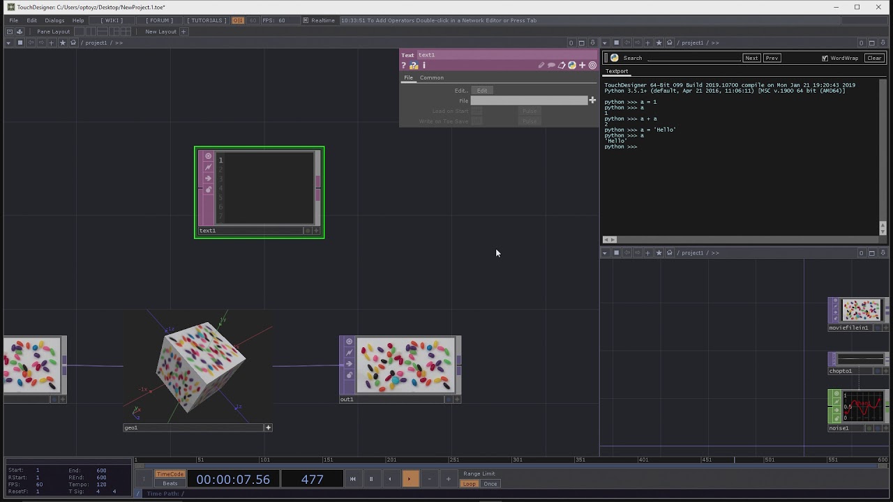 TouchDesigner 202 Berlin, Custom Parameters, Python and Extensions