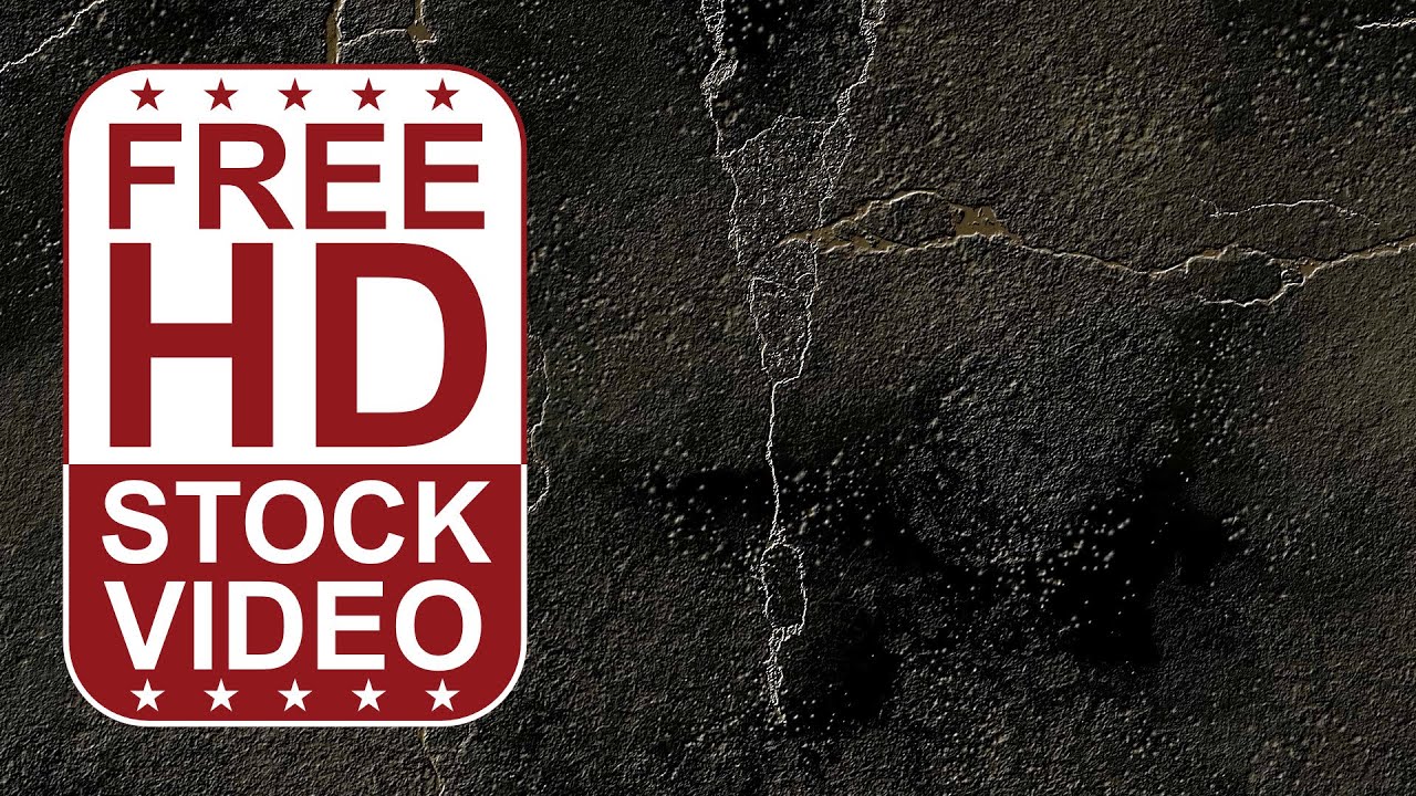 Free Stock Videos - abstract grunge wall with cracks 2D animation