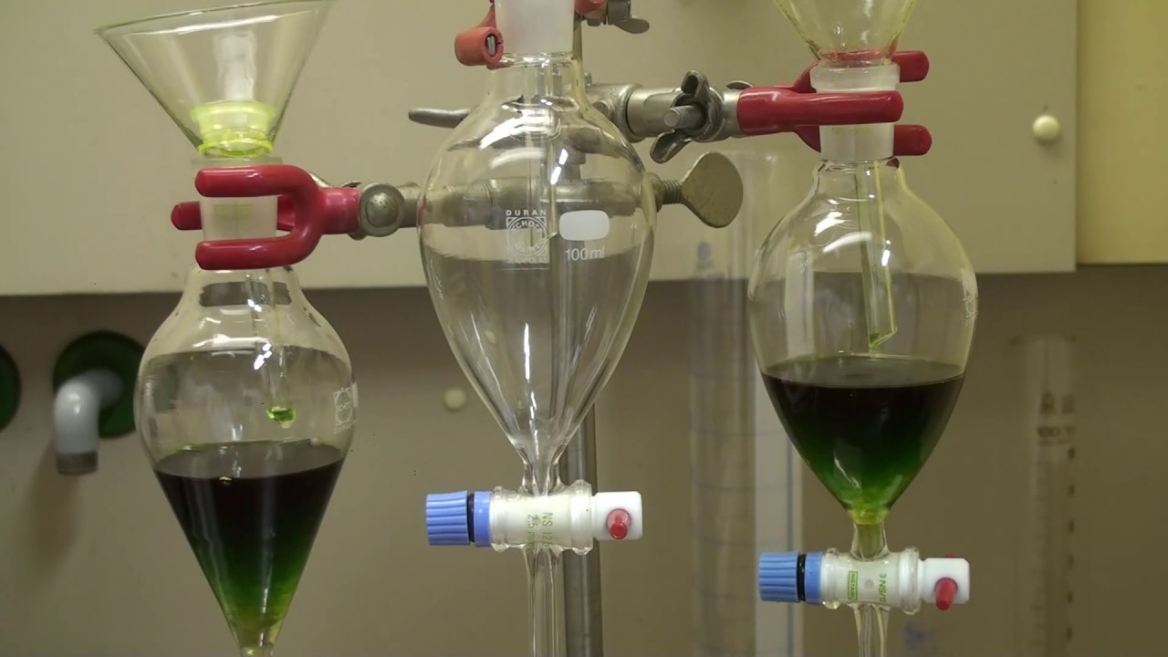 Changing solvent for Chlorophyll Solution