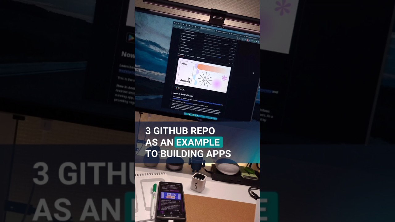 ⭐️3 GitHub repositories to use as an example to building Android apps with Kotlin & #jetpackcompose
