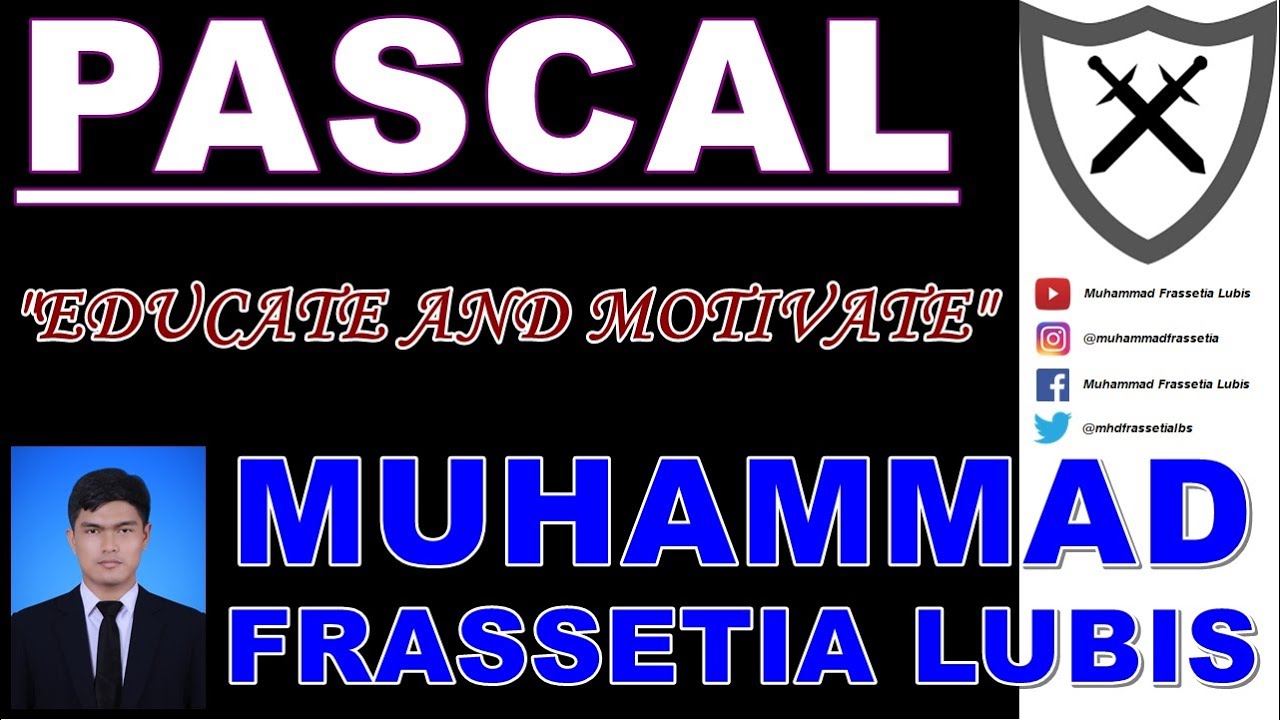 Belajar Pascal V / Learning Pascal V