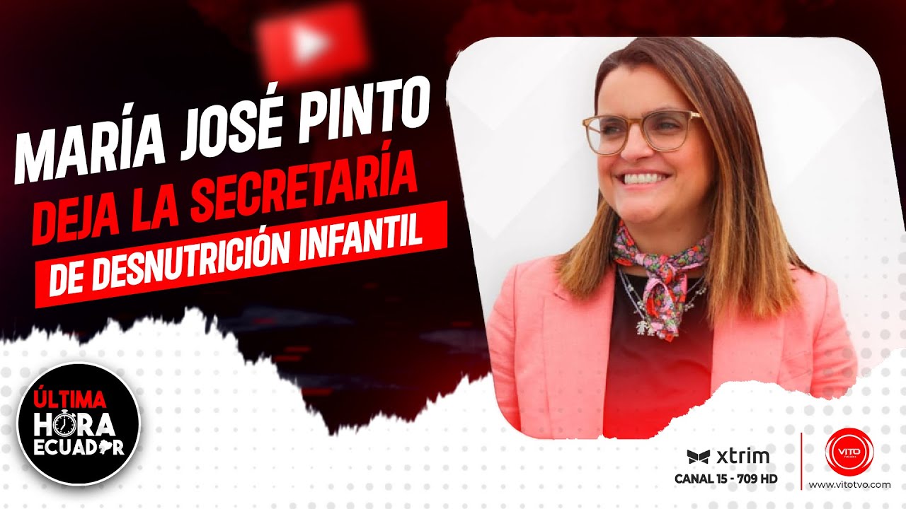 María José Pinto, próxima candidata de ADN, deja la secretaría de desnutrición infantil