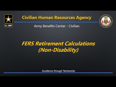 FERS Retirement Calculations
