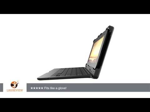 ZAGG Folio Case, Hinged with Bluetooth Keyboard for Android and Windows Tablets (8-inch) - Black |