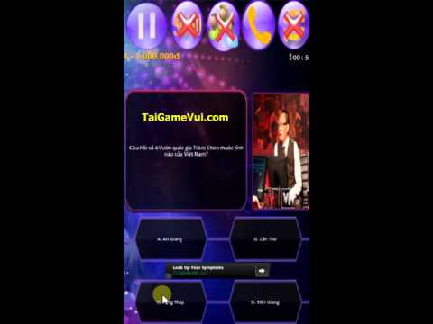 Chơi Game Ai là triệu phú trên điện thoại Android