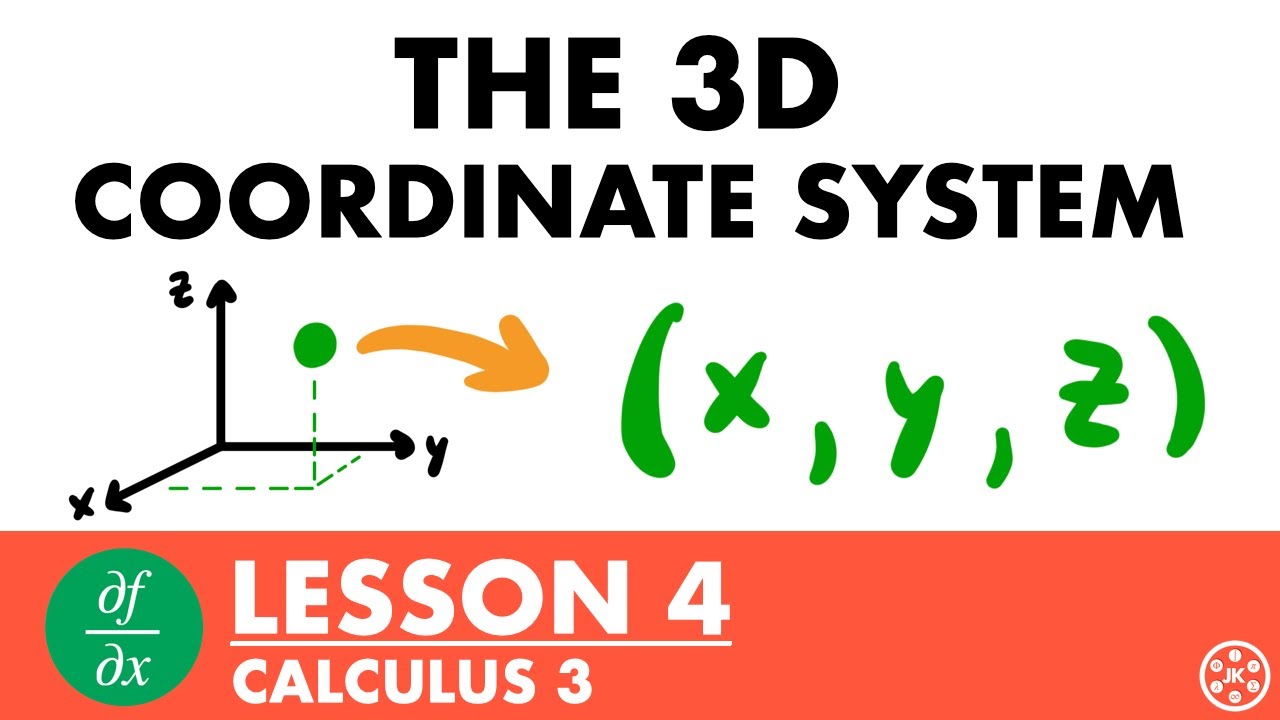 The 3D Coordinate System | Calculus 3 Lesson 4 - JK Math