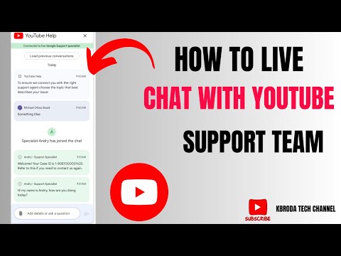 How To Live Chat With YouTube Support Team 2025 - Full Tutorial
