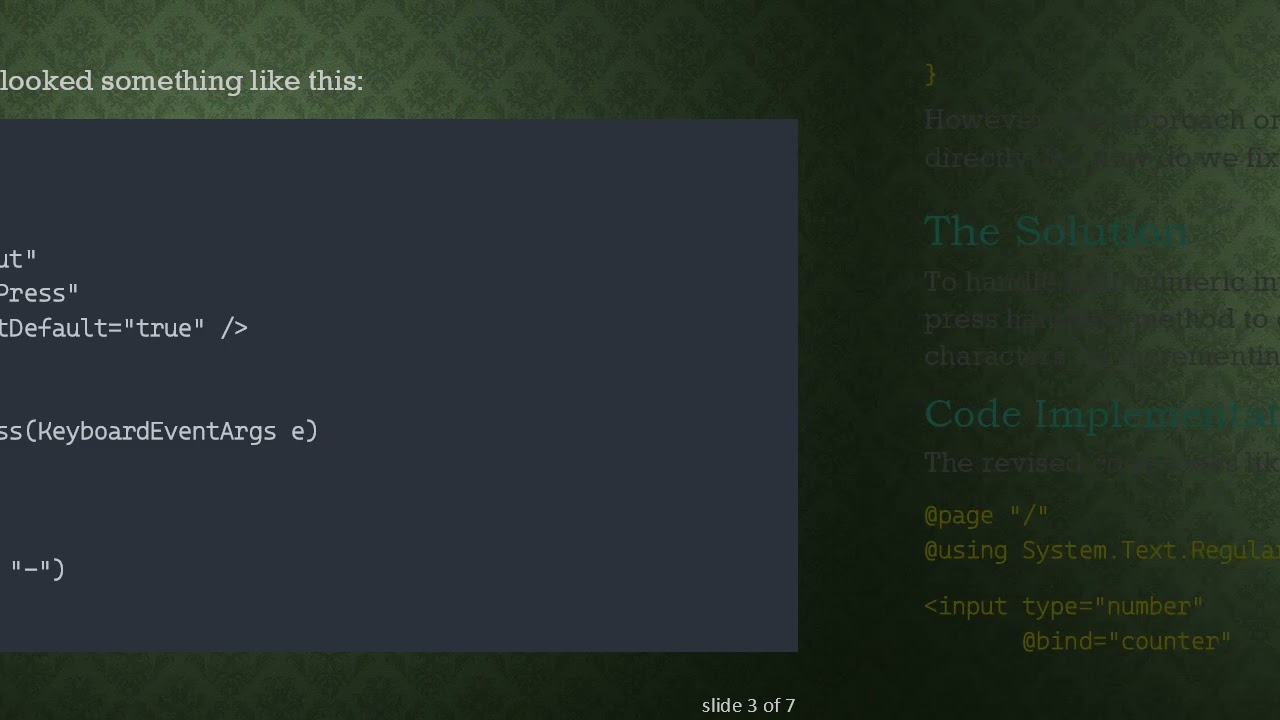 How to Make @ bind:event=
