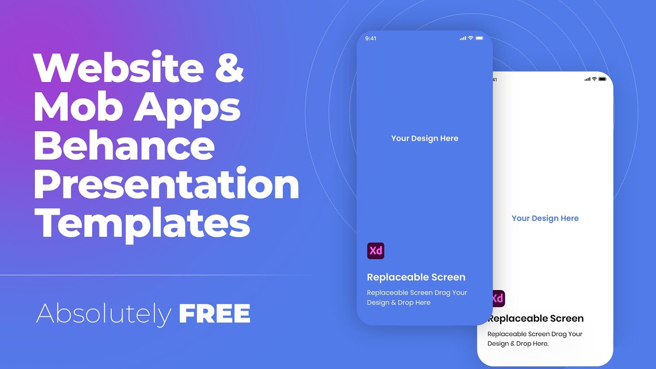 Free Behance Presentation Templates for Designers  |  Behance Presentation  |  Behance Portfolio