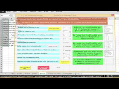 Reading and Analysing Financial Data Course - Part 2, Reading from PDF to Excel
