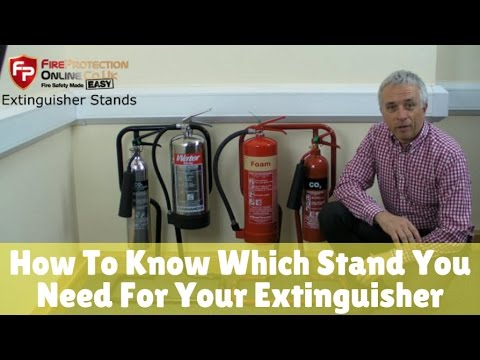 How To Know Which Stand You Need For Your Extinguisher