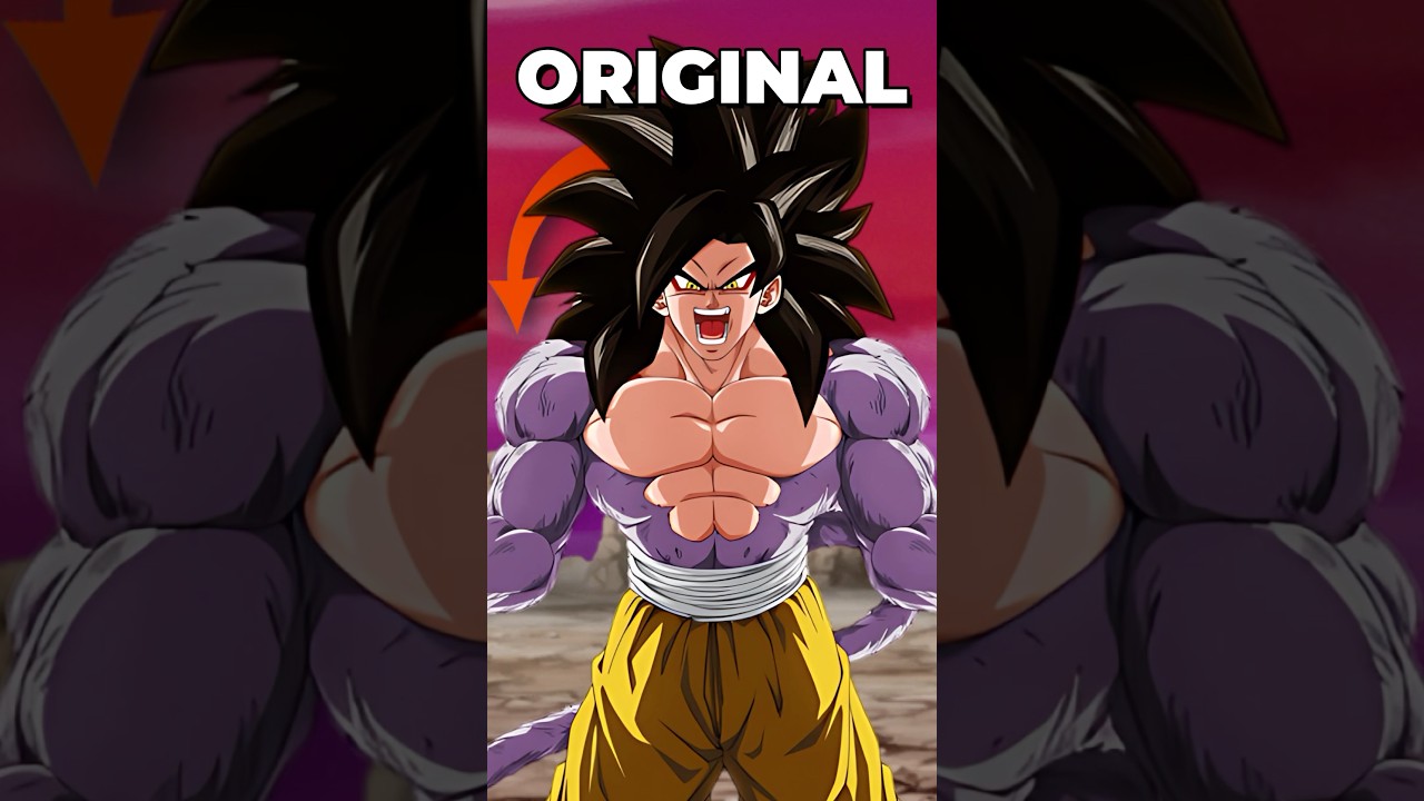 the Original Super Saiyan 4 #dbz #shorts  #recommended