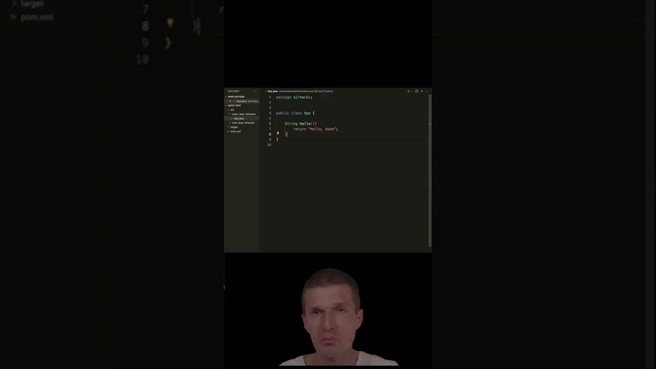 How To Generate Unit Tests with Visual Studio Code #airhacks #java #shorts #short #vscode