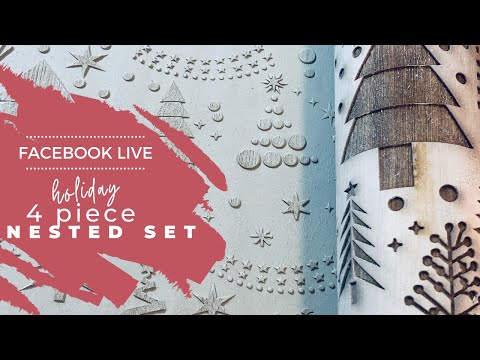 Holiday 4 pc Nested Set