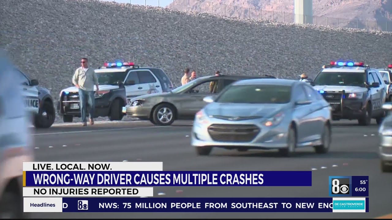 Police arrest wrong-way driver who caused major crash