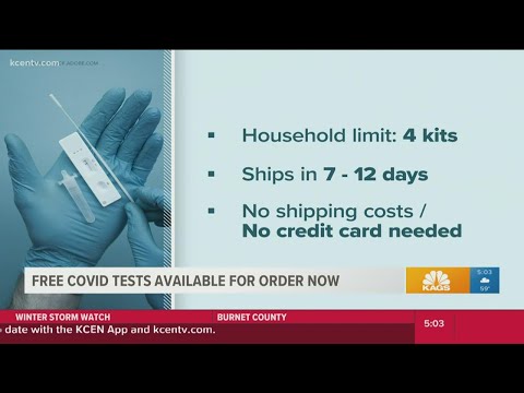 Biden: Free COVID testing kits site launches day early
