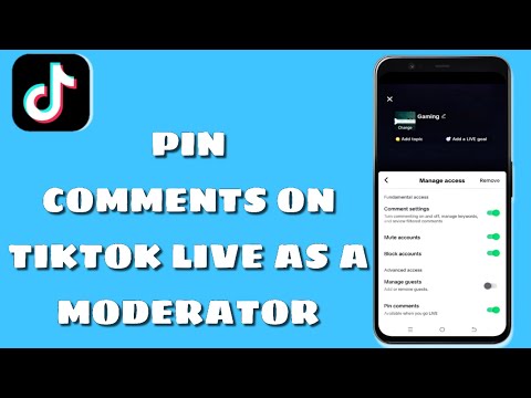 How To Pin A Comment On Tiktok Live As A Moderator