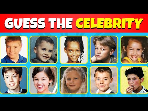 Guess the Celebrity by Childhood Photo πΆ | Fun Celebrity Quiz