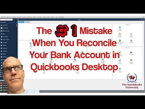 The #1 Mistake When You Reconcile Your Bank Account in Quickbooks Desktop