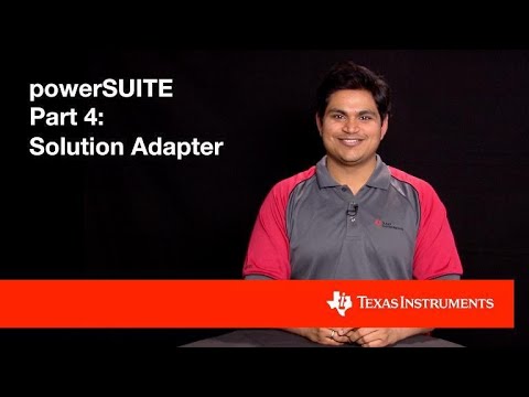 powerSUITE Digital Power Software Tools - Part 4: Solution Adapter