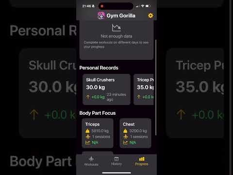 Gym Gorilla - The Easy-to-use Workout Tracker for Serious Lifters #workout #workoutroutine