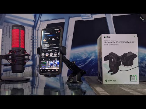 iottie Auto Clamping Qi Charging Dash & Windshield Mount (Auto Sense) Unbox, Tutorial & Review
