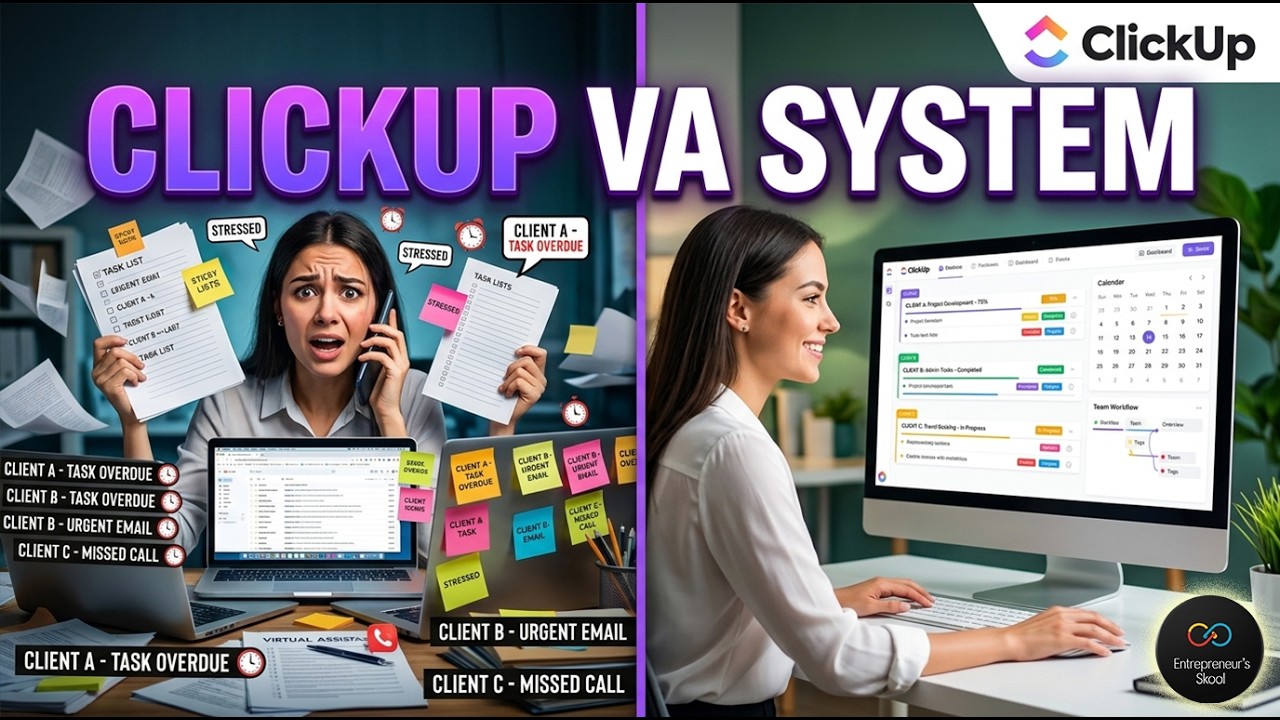 Use ClickUp as Virtual Assistant [Masterclass]