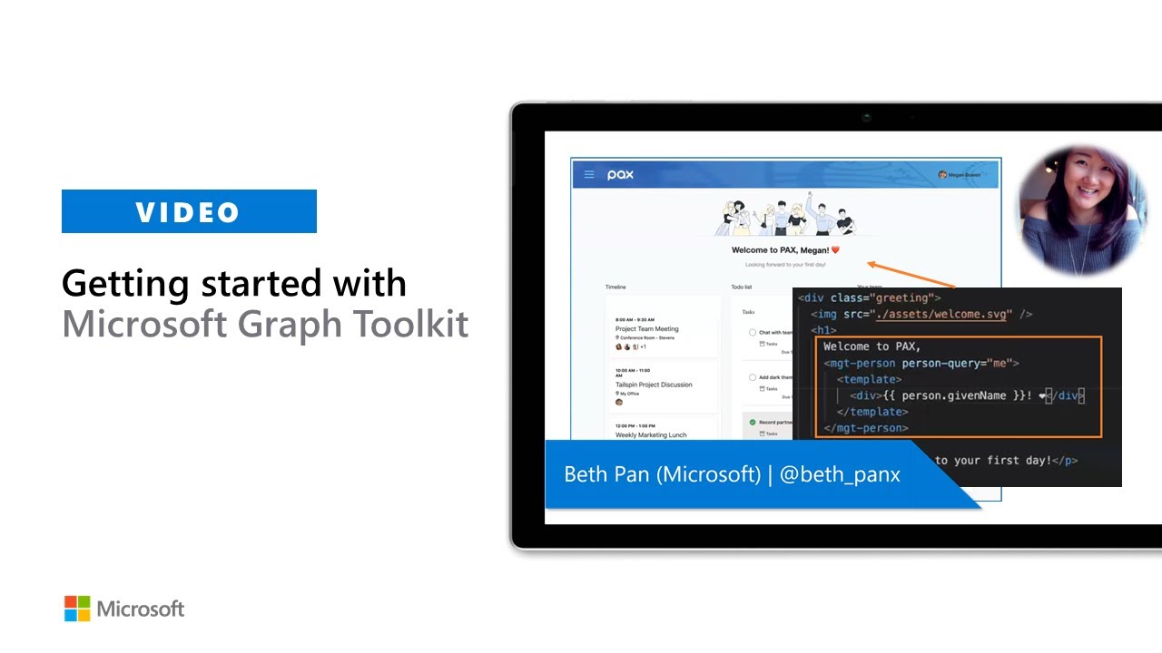 Getting started with Microsoft Graph Toolkit