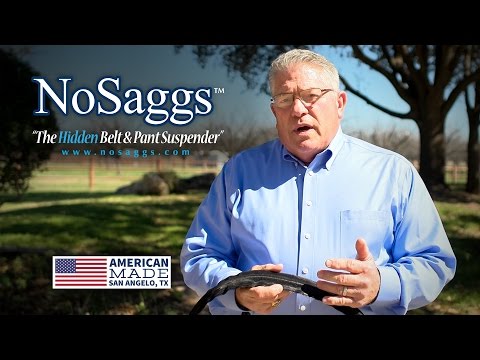 NoSaggs - The Hidden Belt & Pant Suspender: How it works
