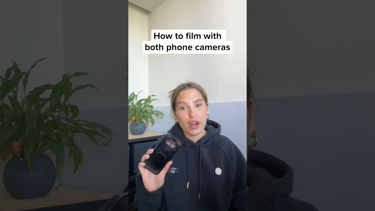 Record front and back camera together | Dual camera recording on your phone