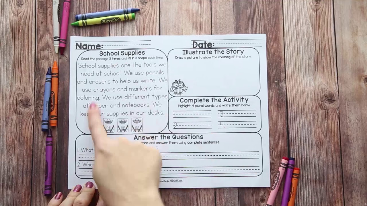 Comprehension Mats