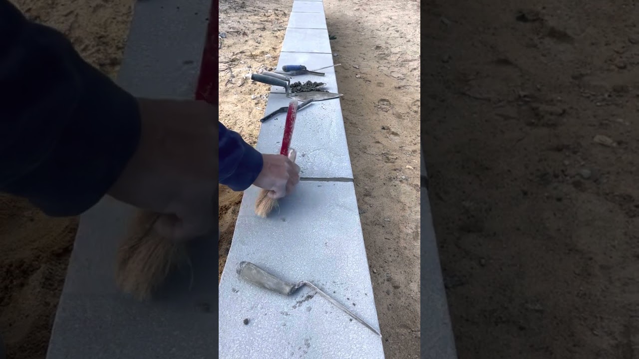 Jointing the Bluestone Caps