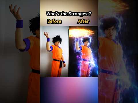 Before and After VFX: Gojo vs Goku #jujutsukaisen #gojo #goku #sukuna #anime