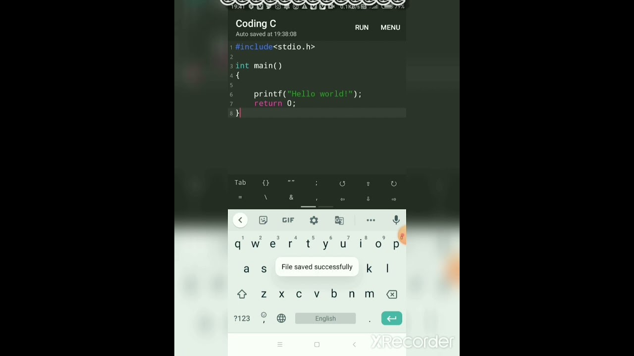 How To Run C Code On Android Mobile Using Coding C App | Sample C Program on Mobile @WebCoding
