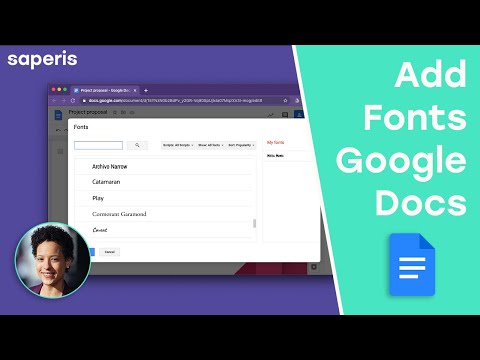 Google Docs Add Font