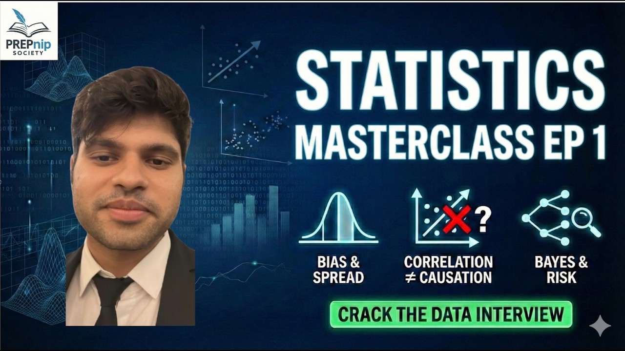 The Ultimate Statistics Foundation for Data Science | Masterclass EP1