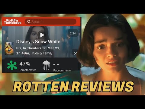 Disney's Snow White Rotten Tomatoes critic reviews are AWFUL!