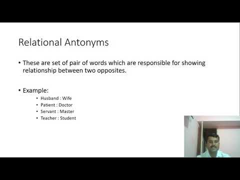 Relational antonyms