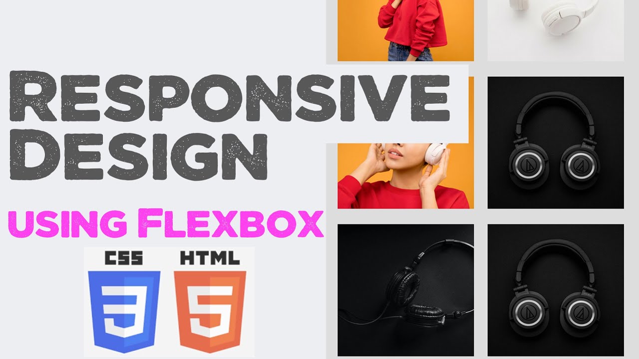 Responsive design using Flexbox & media queries | Quick programming tutorial