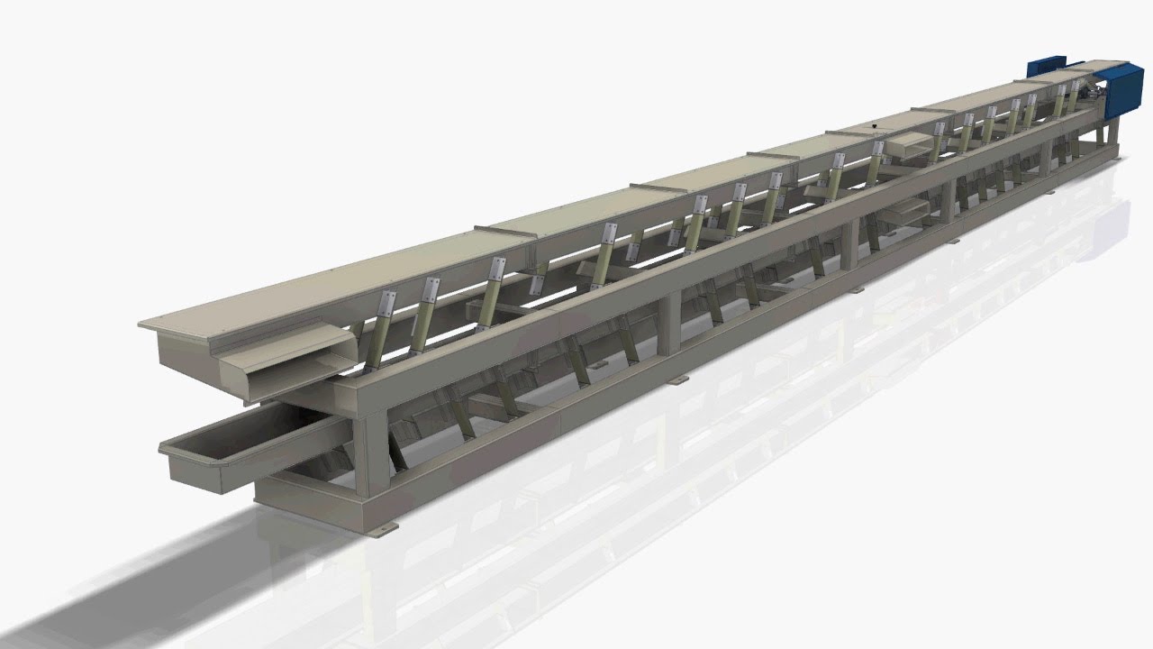 Reverse Flow Vibratory Conveyor